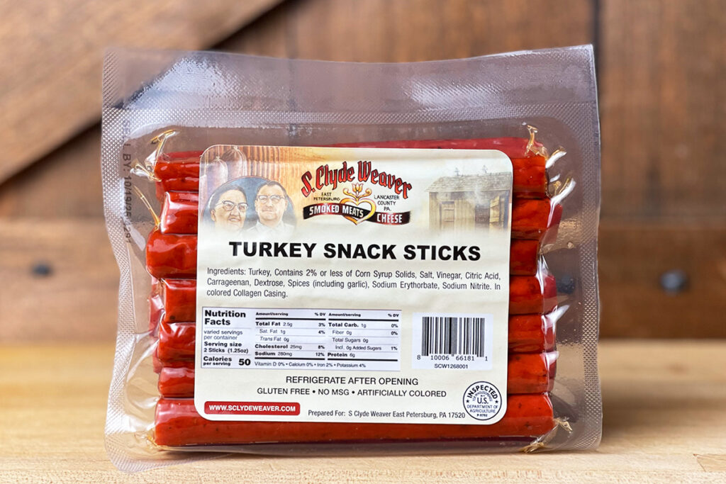 Turkey Meat Snack Sticks for Sale | S. Clyde Weaver