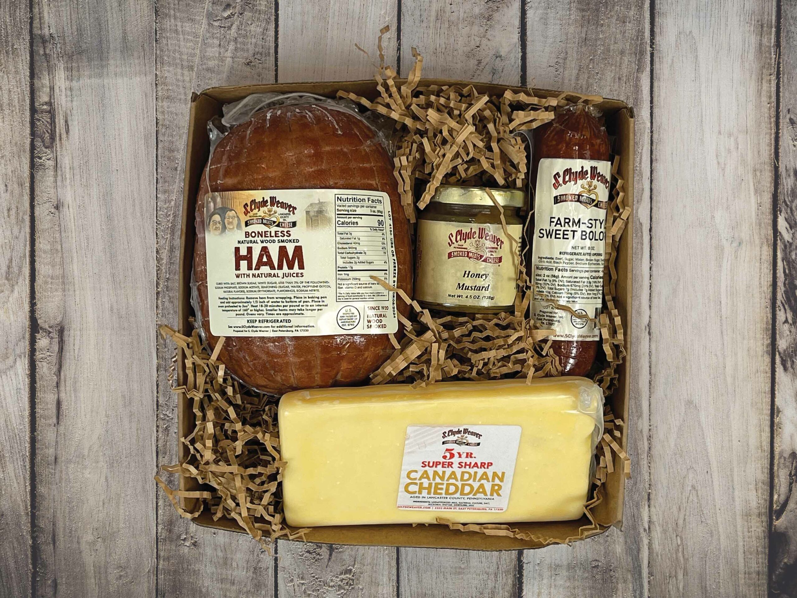 Lancaster County Sampler - HBS | Ham Basket | S. Clyde Weaver