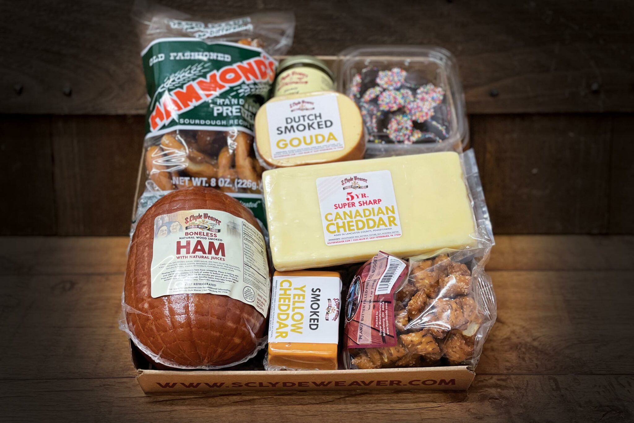 Ham Gift Basket | Simple Favorites Pack | S. Clyde Weaver
