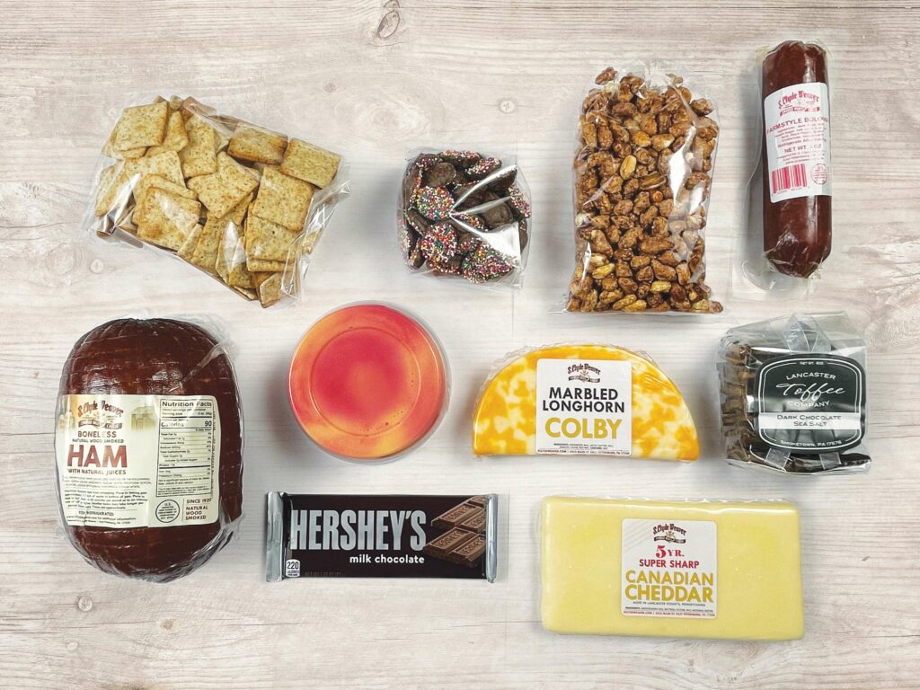 Ham Gift Basket | Lancaster County Grand Sampler - HDS | S. Clyde Weaver