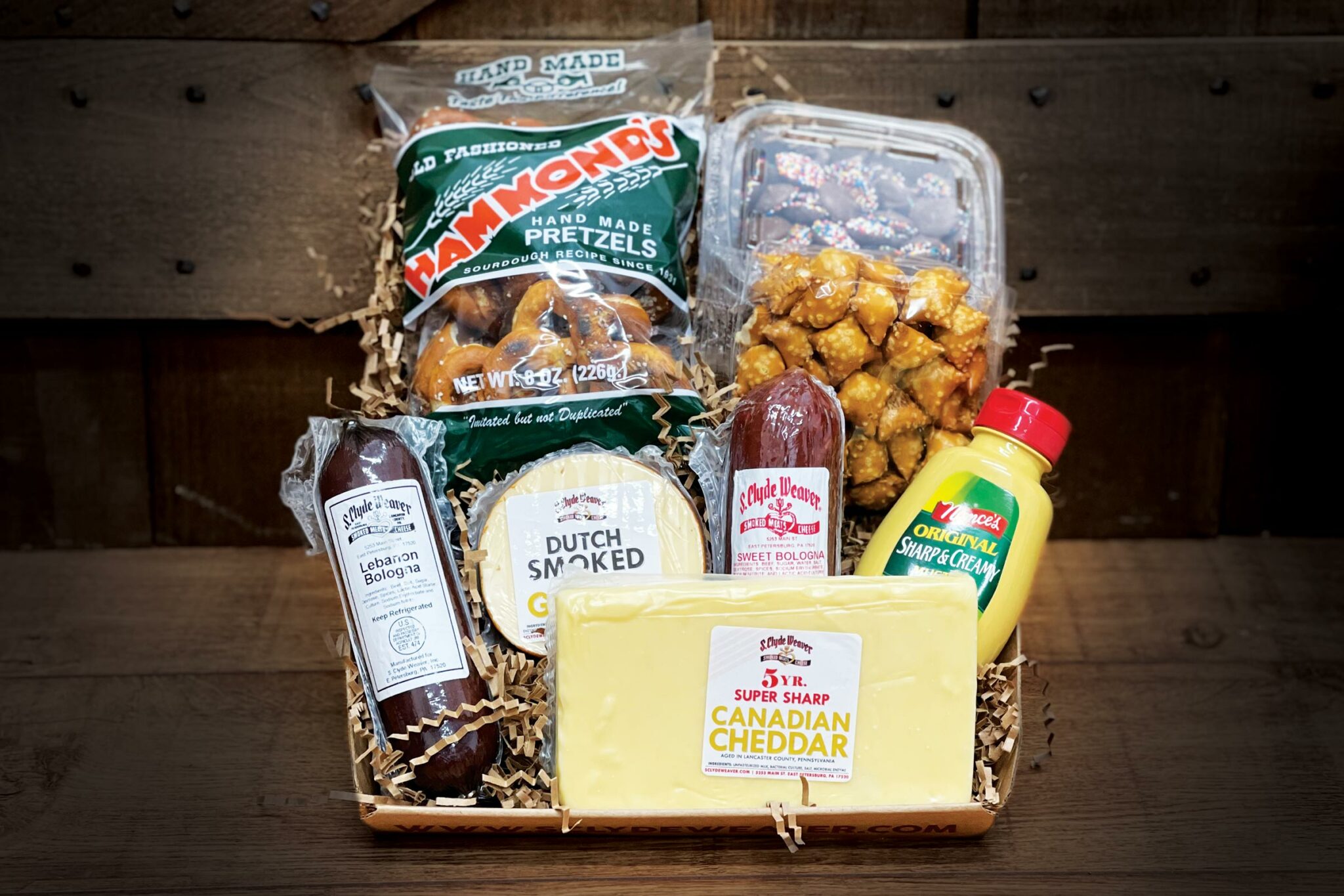 Pa Dutch Meat & Cheese Basket | S. Clyde Weaver