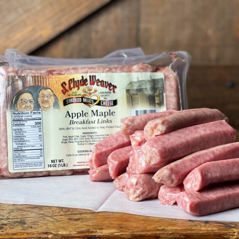 Maple Apple Breakfast Links - S Clyde Weaver