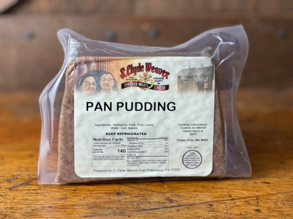 Lancaster PA Pan Pudding for Sale | S. Clyde Weaver