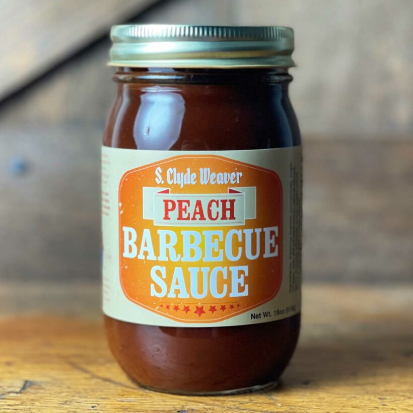 SCW Peach BBQ Sauce - S Clyde Weaver