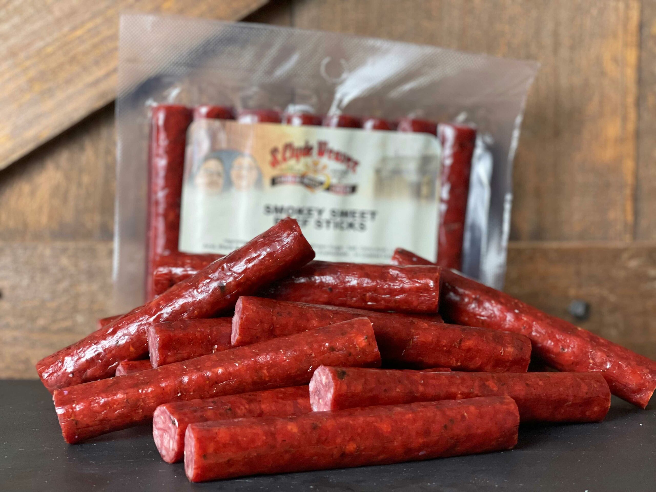 Smokey Sweet Beef Sticks - S Clyde Weaver