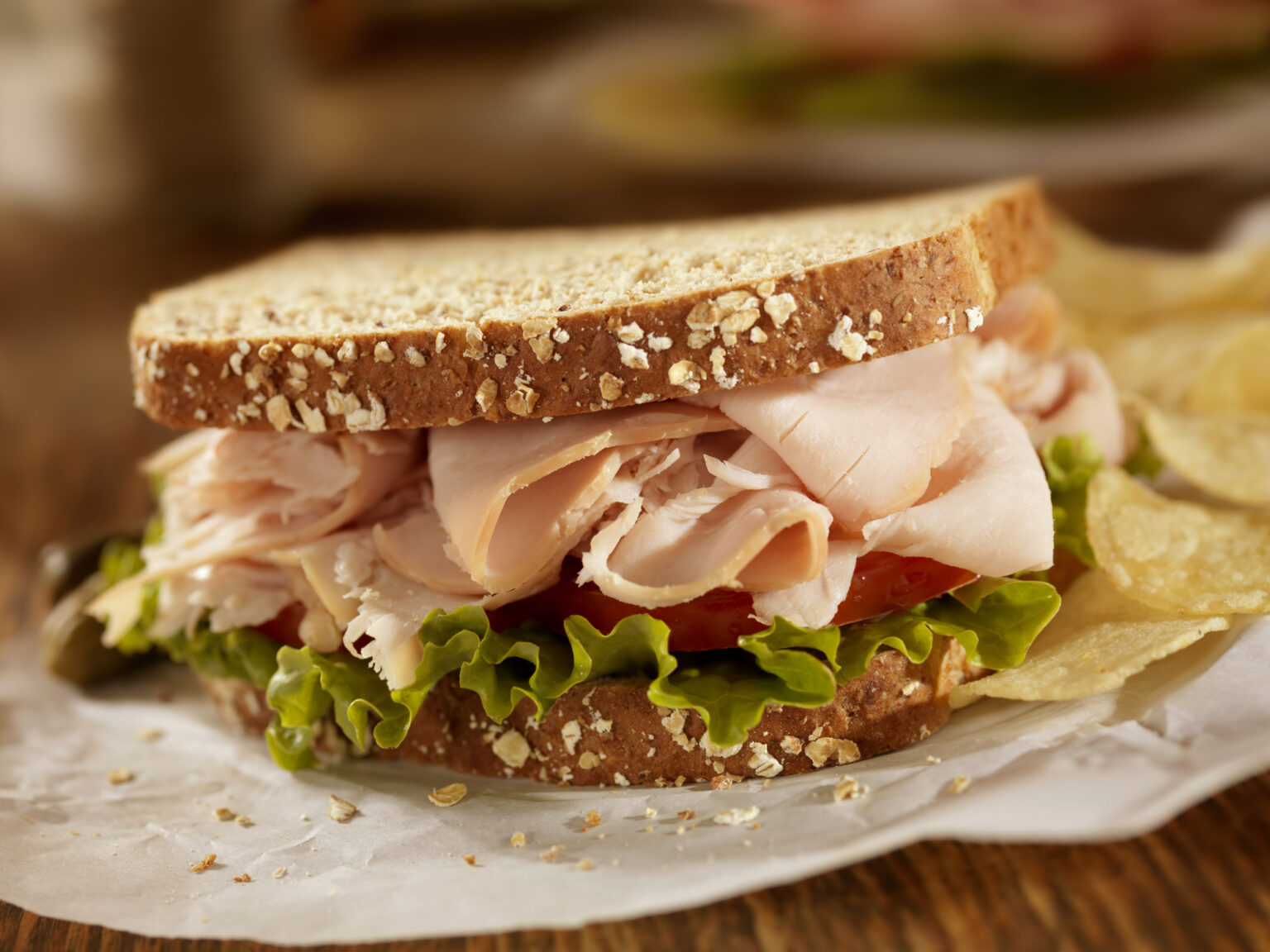 Turkey and Sweet Bologna Club Sandwich - S Clyde Weaver